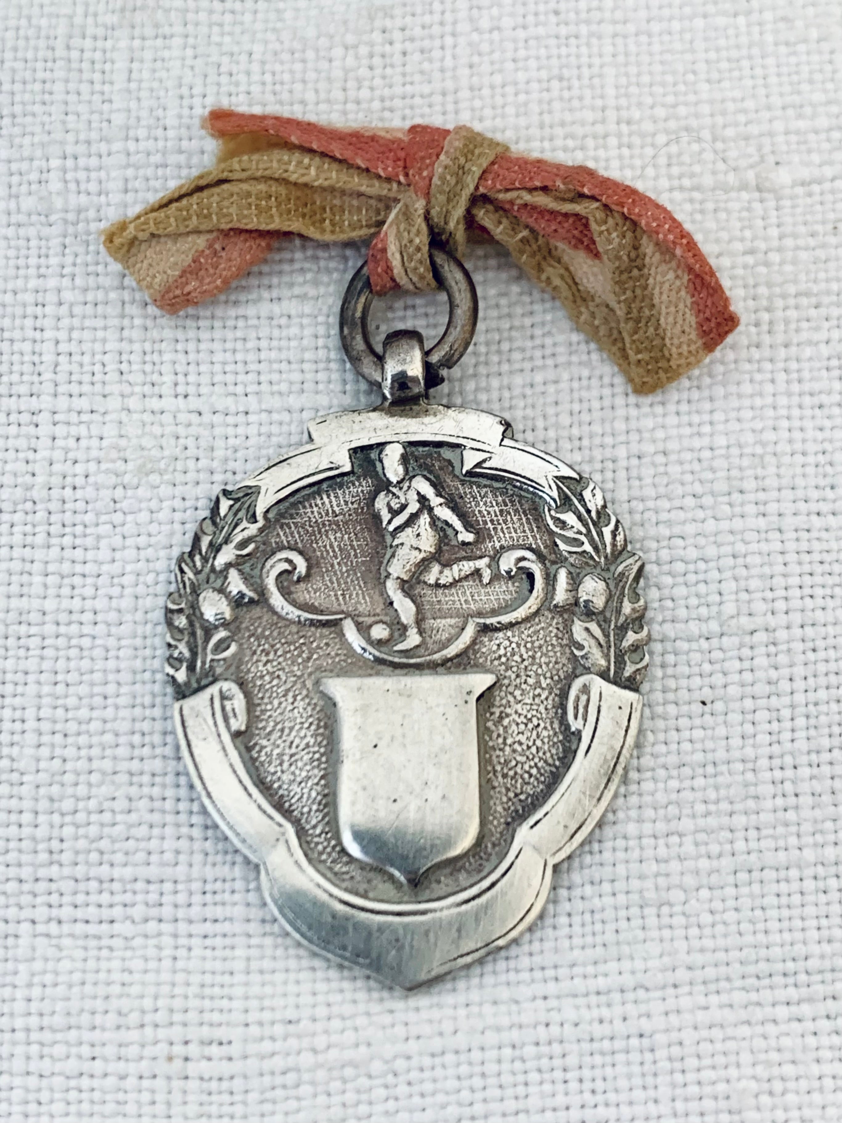 .925 1920’s circa 1928 awards football medal perfect sterling silver s ...
